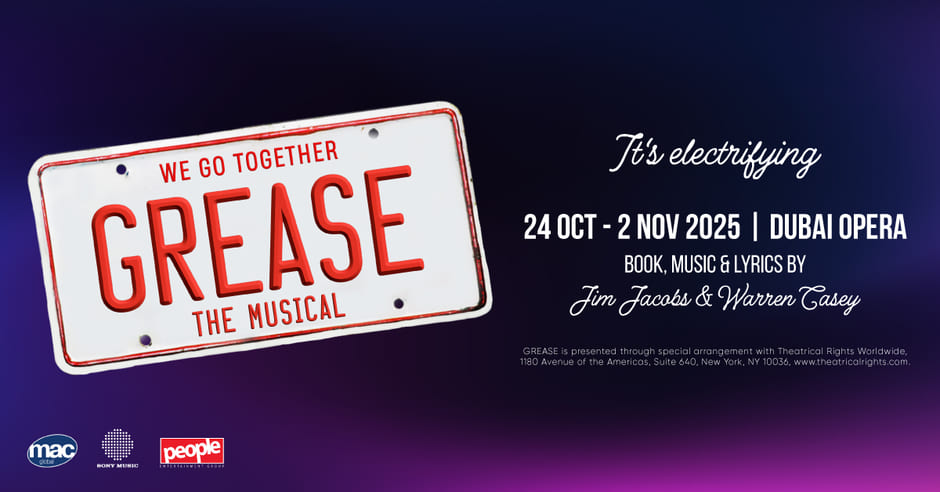 Grease The Musical at Dubai Opera October 2025
