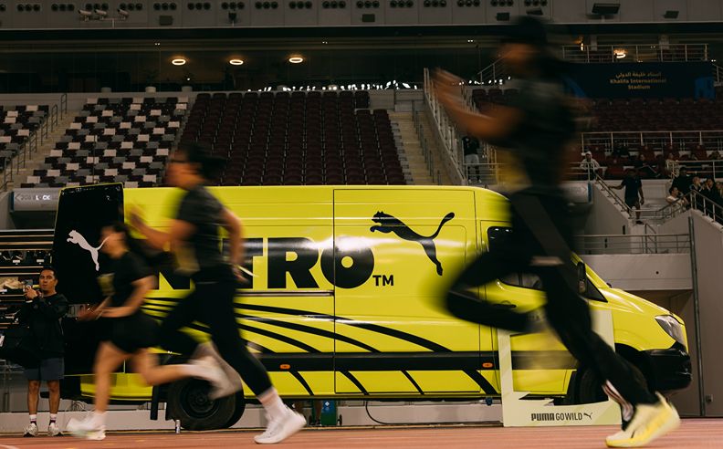 Usain Bolt Stars at PUMA Running Event in Doha, Qatar